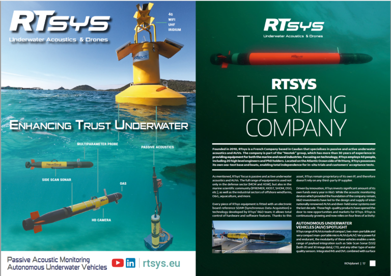 Autonomous underwater vehicles - RTSYS Underwater Technologies